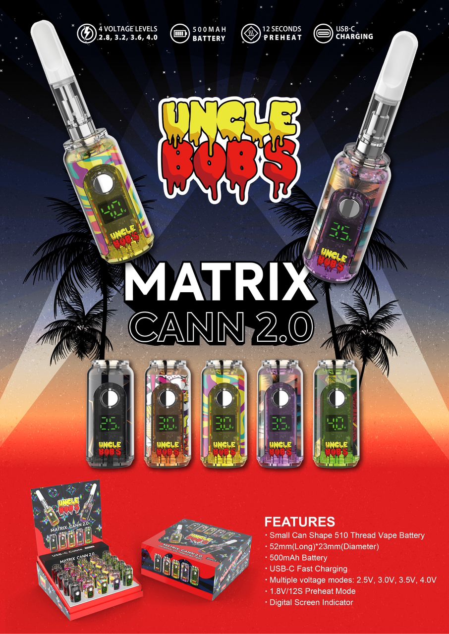 Matrix Cann 510 battery 20 count display | MATRIX DISTRIBUTORS INC